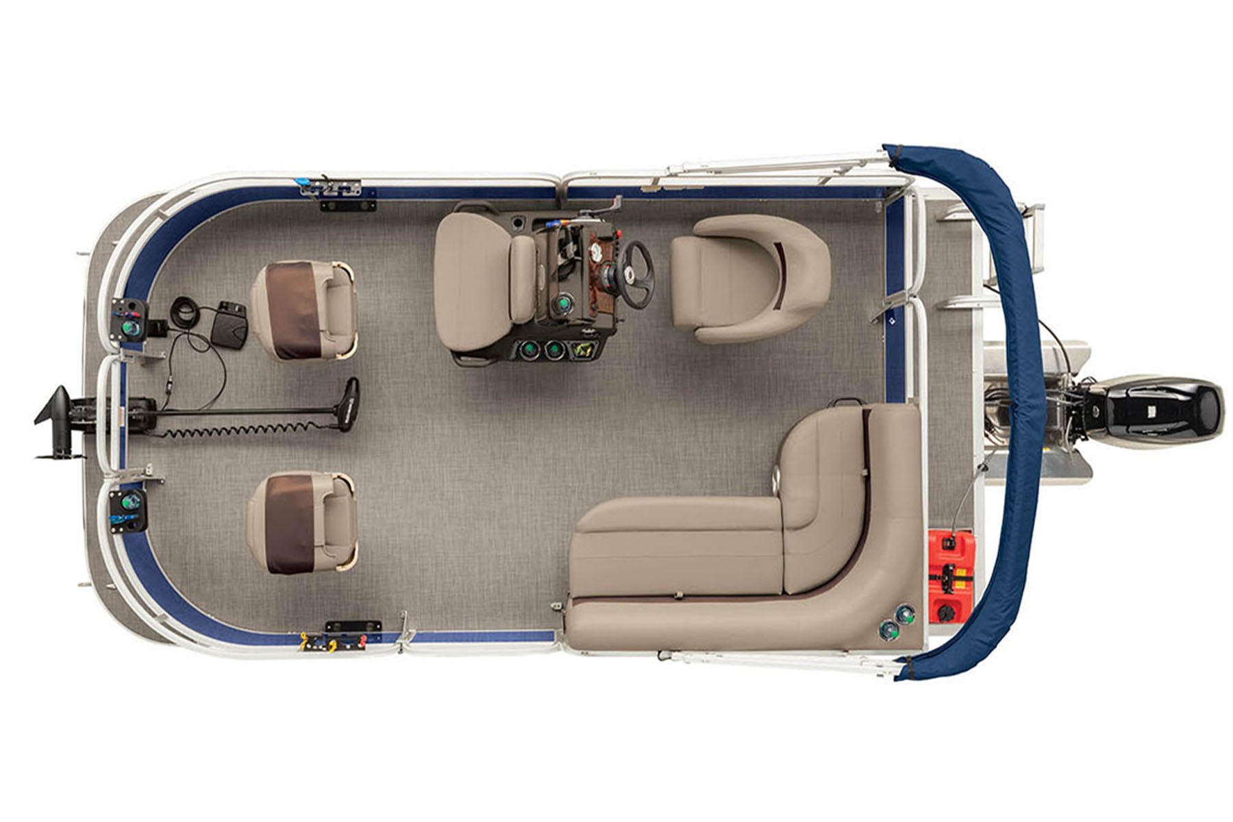 BASS BUGGY 16 XL Select - SUN TRACKER Fishing Pontoon Boat