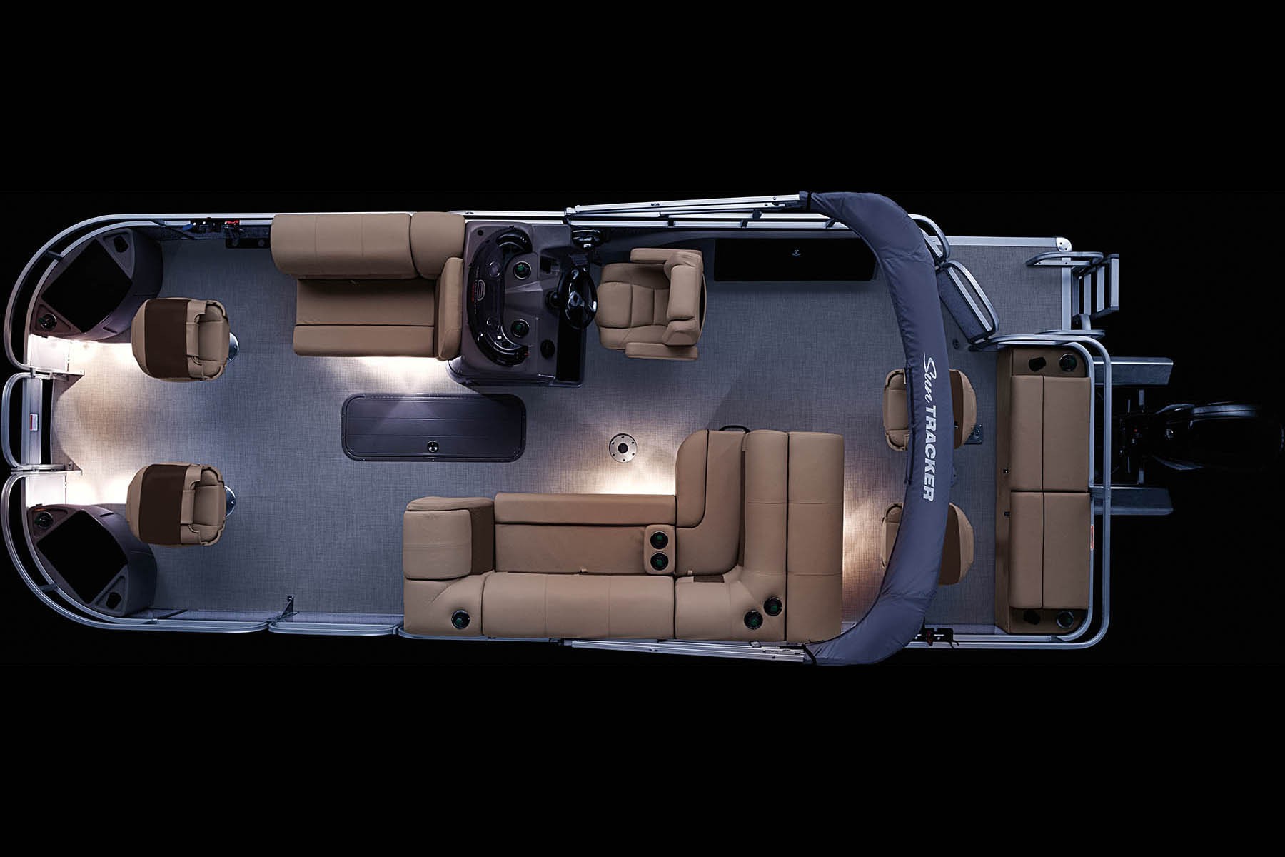 FISHIN' BARGE 22 XP3 - SUN TRACKER Fishing Pontoon Boat