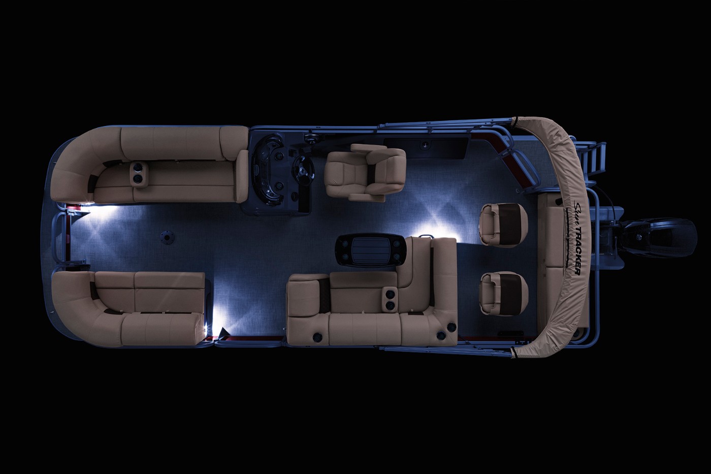 SPORTFISH 22 DLX - SUN TRACKER Fishing Pontoon