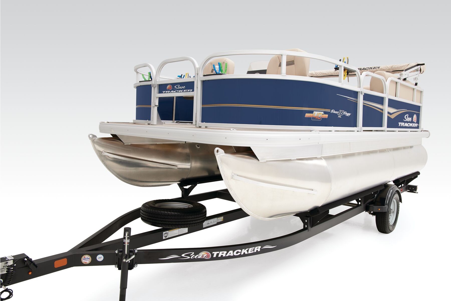BASS BUGGY 16 XL Select - SUN TRACKER Fishing Pontoon Boat