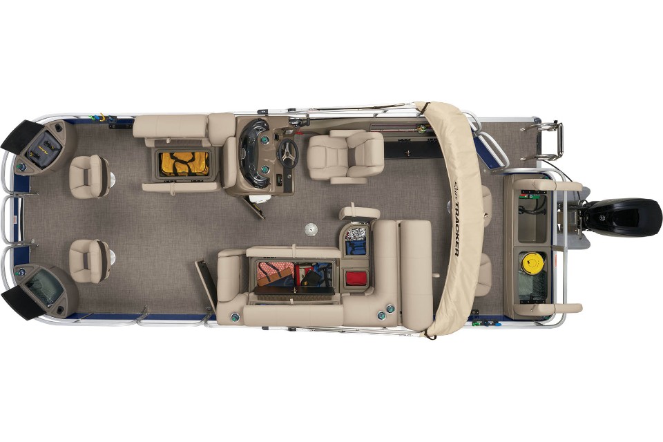 FISHIN' BARGE 22 DLX - SUN TRACKER Fishing Pontoon Boat