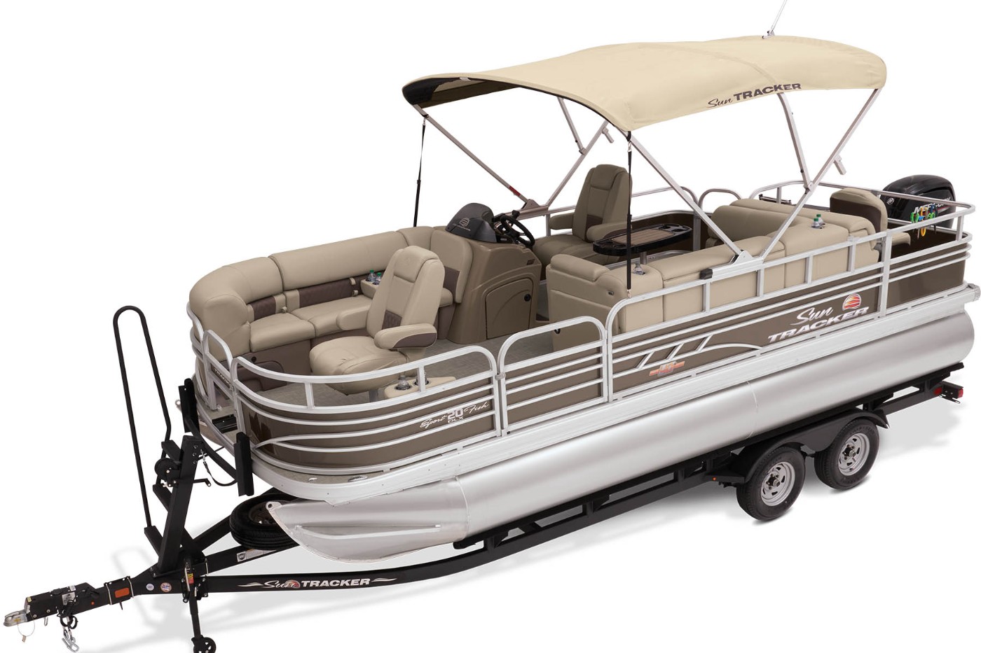 SPORTFISH 20 DLX - SUN TRACKER Fishing Pontoon