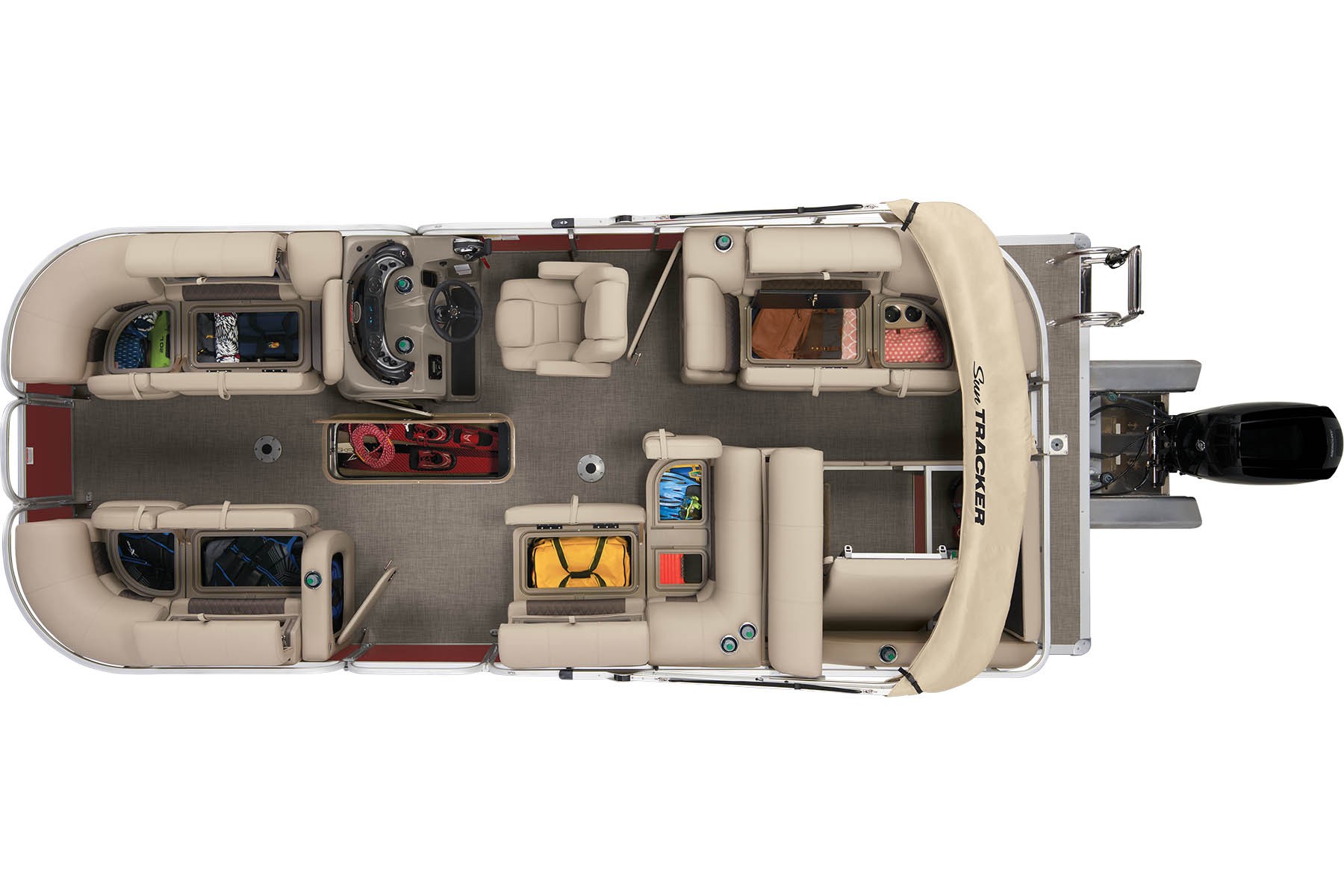 PARTY BARGE 22 RF XP3 - SUN TRACKER Recreational Pontoon Boat