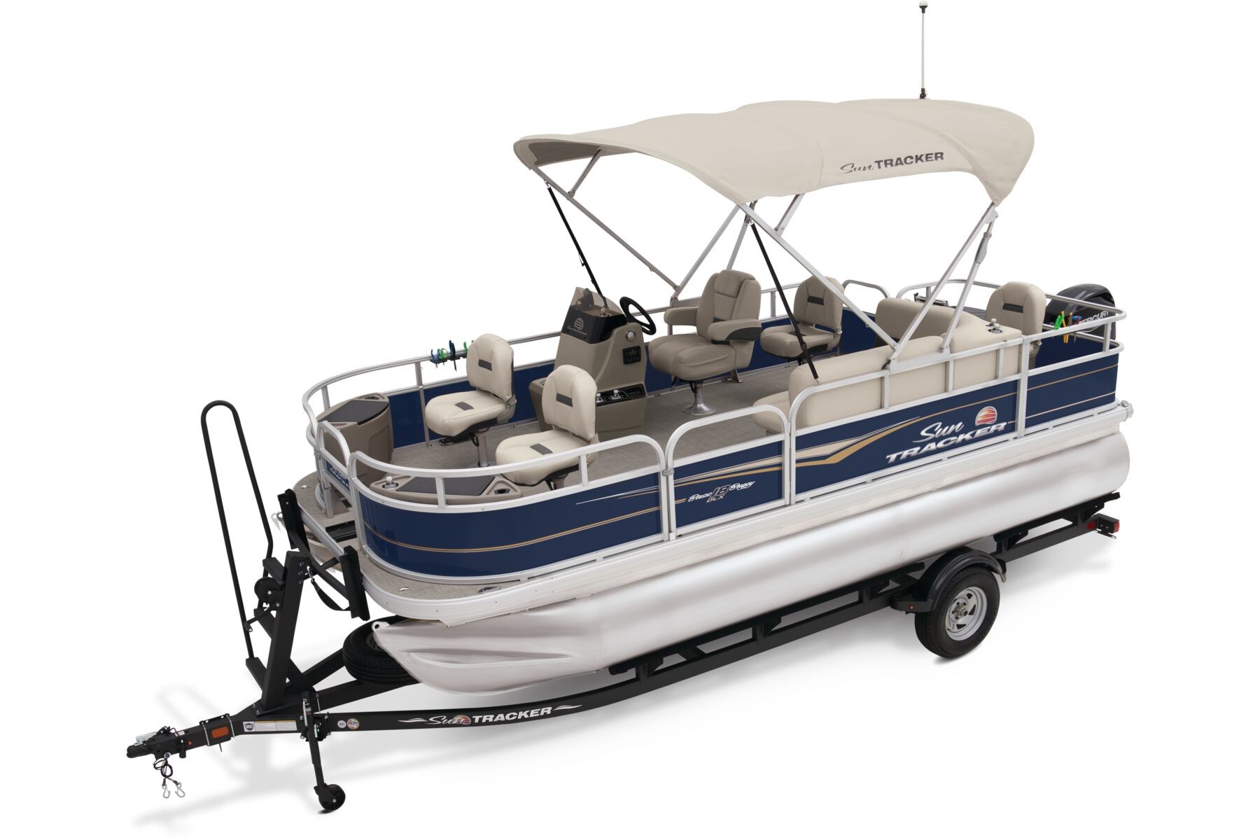 BASS BUGGY 18 DLX | 20ft. Fishing Pontoon | SUN TRACKER