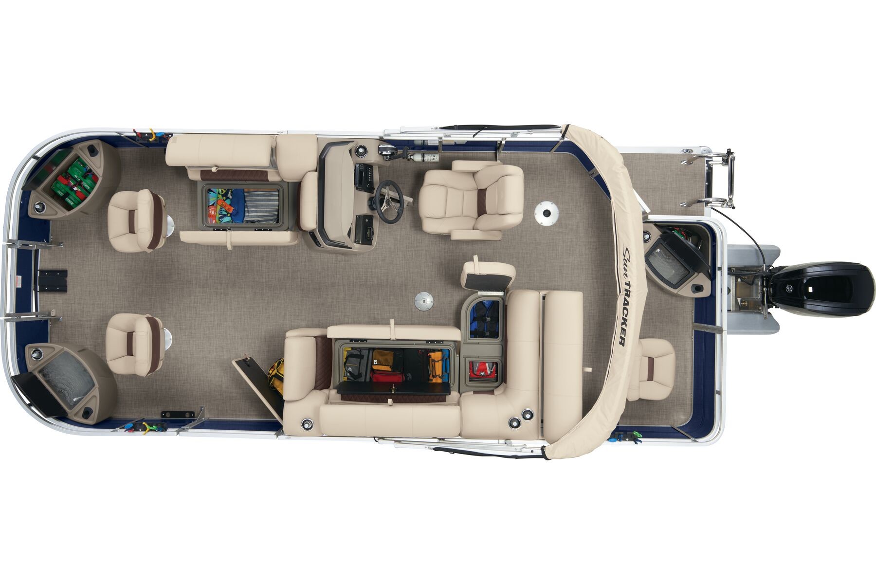 FISHIN' BARGE 20 DLX - SUN TRACKER Fishing Pontoon Boat