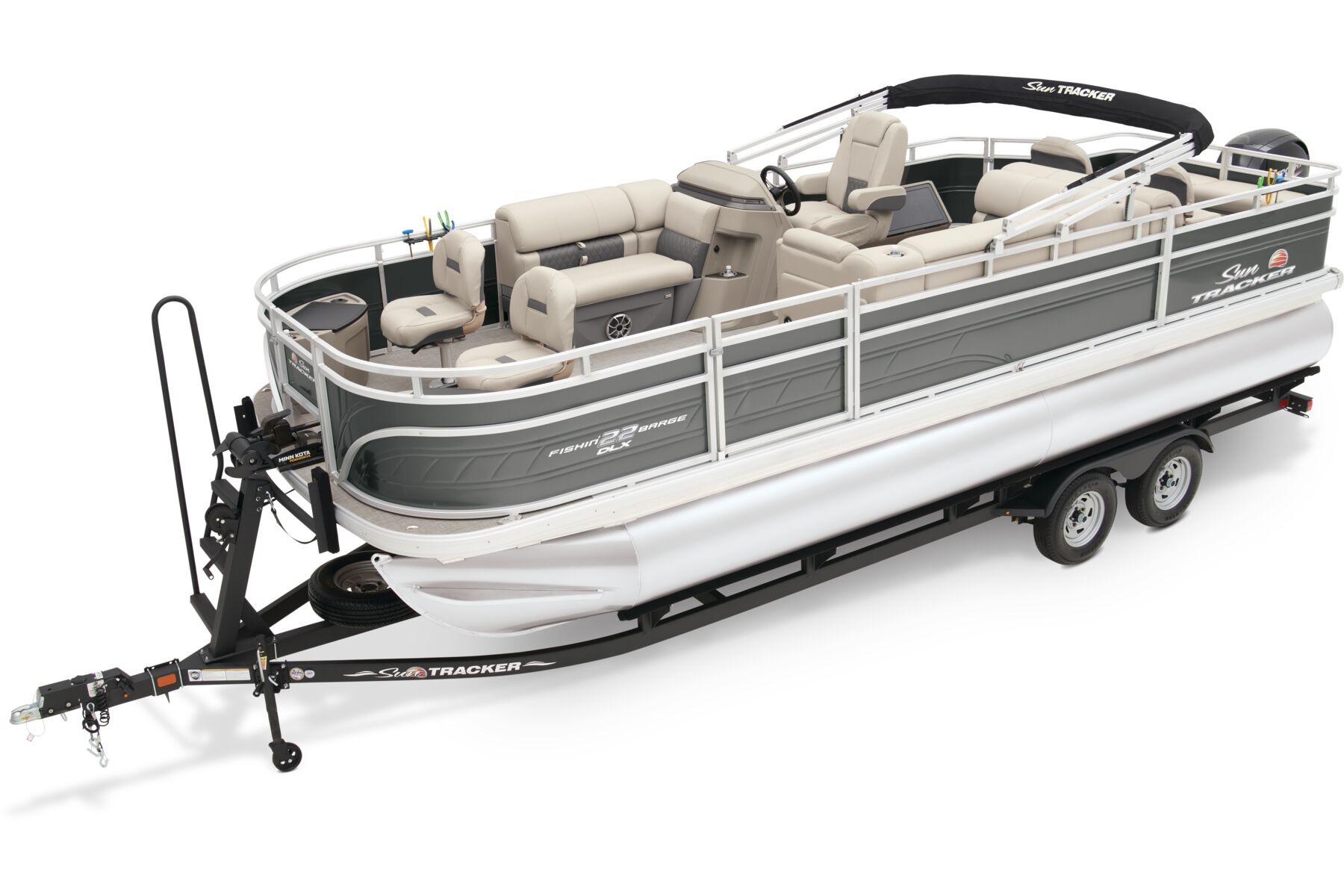 FISHIN' BARGE 22 DLX | 24ft. 2in. Fishing Pontoon | SUN TRACKER