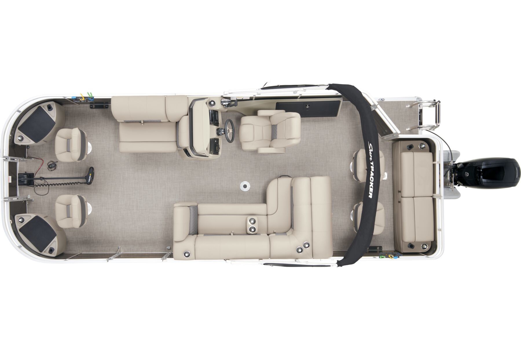 SUN TRACKER FISHIN' BARGE 22 DLX | 24ft. 2in. Fishing Pontoon