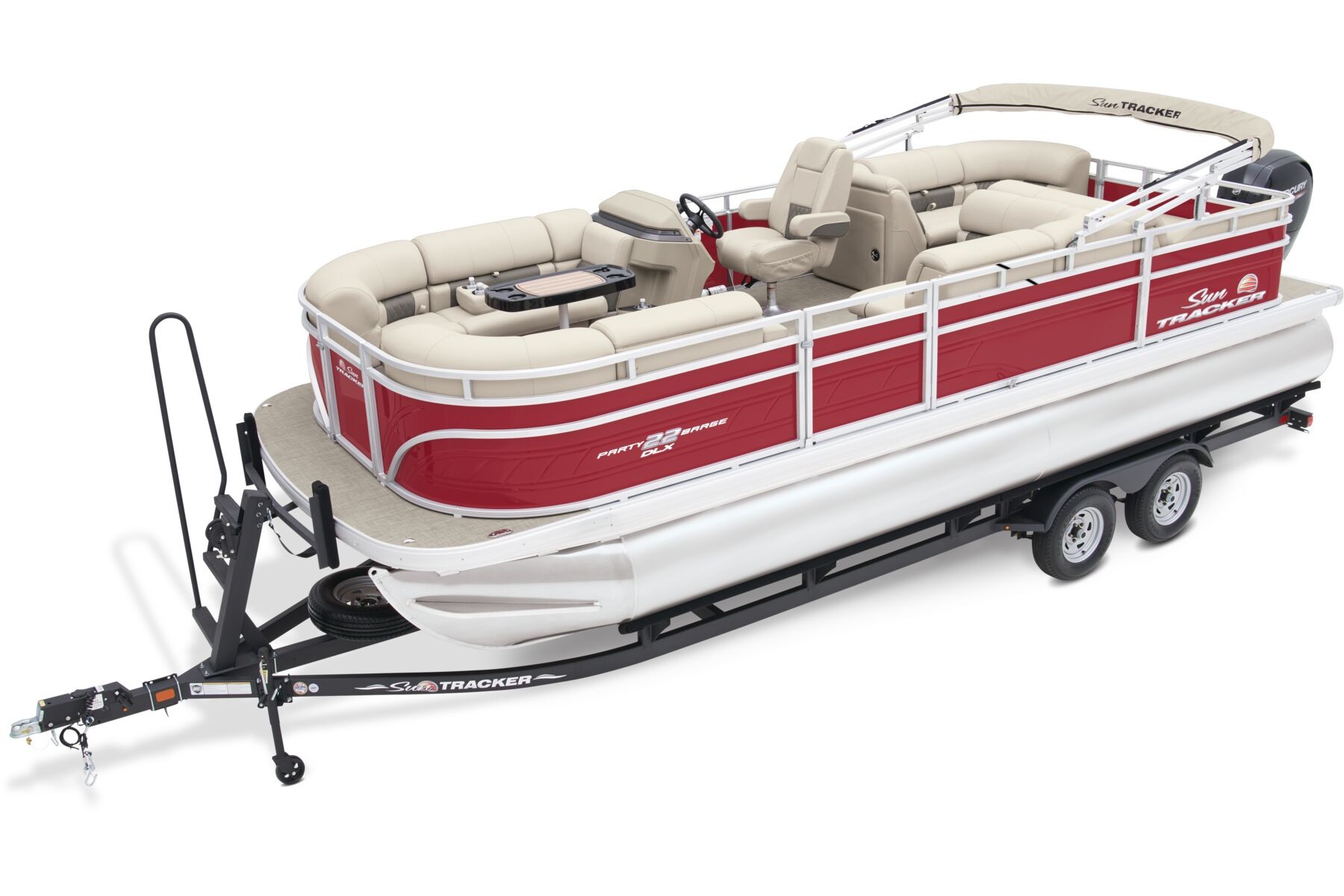 SUN TRACKER PARTY BARGE 22 RF DLX | 24ft. 2in. Recreational Pontoon