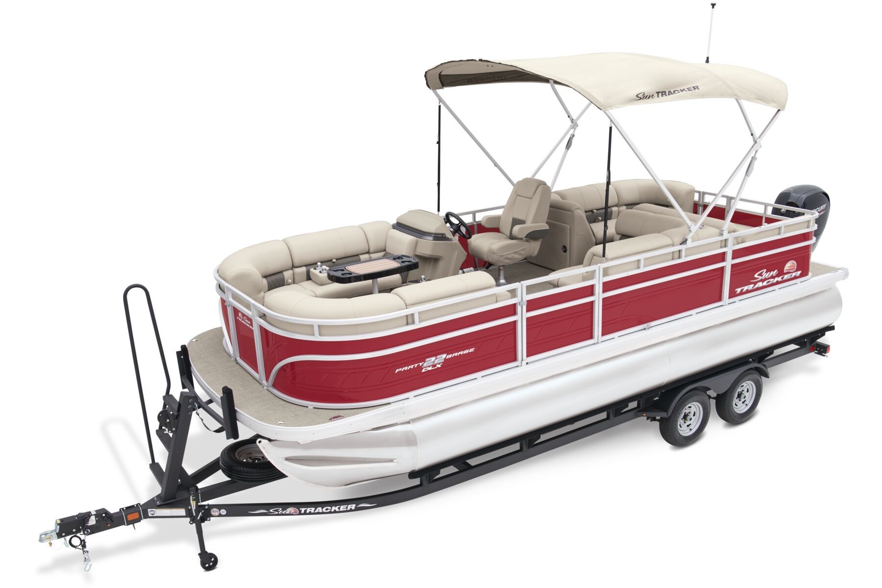 SUN TRACKER PARTY BARGE 22 RF DLX | 24ft. 2in. Recreational Pontoon