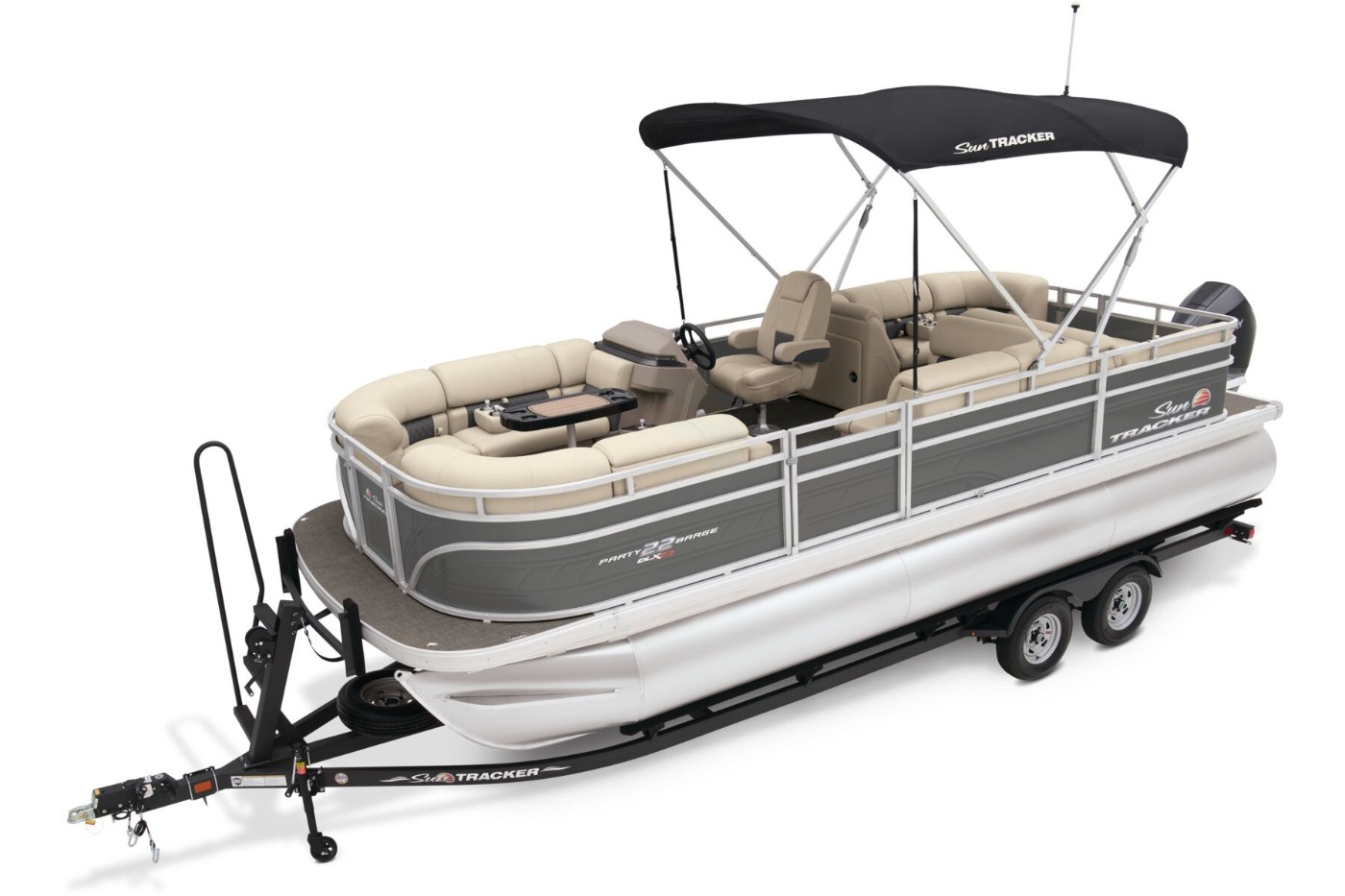 SUN TRACKER PARTY BARGE 22 RF XP3 | 24ft. 2in. Recreational Pontoon